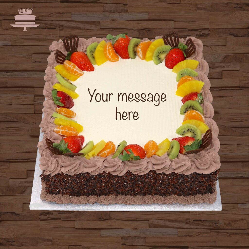 S34 - Fruity Chocolate Square | Cake House Bakery